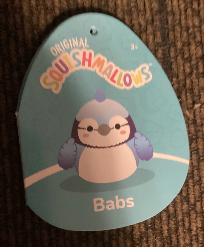 Babs the Blue Jay Squishmallows Wildlife | SquadApp