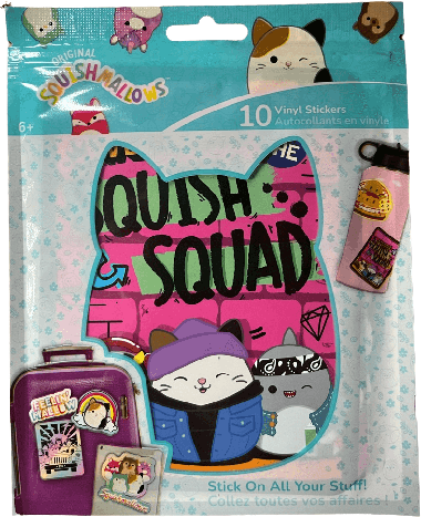 10 Vinyl Stickers the Stickers Squishmallows Accessories | SquadApp