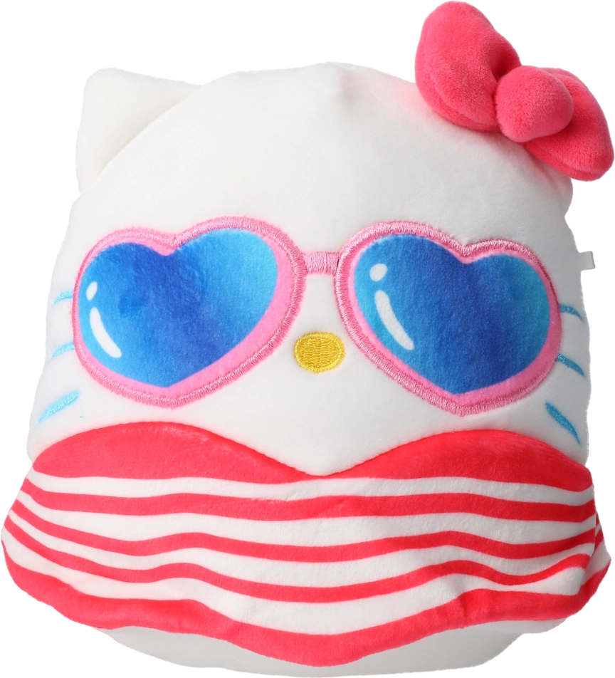 Hello Kitty the Cat Squishmallows Sanrio, Pool Party | SquadApp