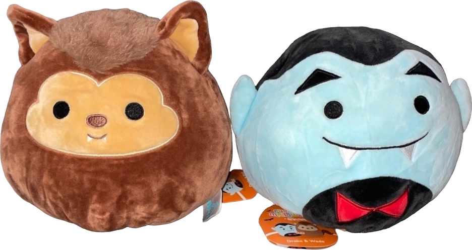 Wade & Drake the Werewolf Vampire Squishmallows Halloween 2022 ...