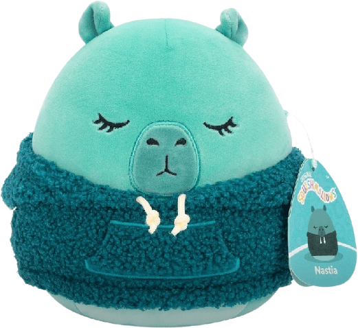 Nastia the Capybara Squishmallows Sherpa Hoodie | SquadApp
