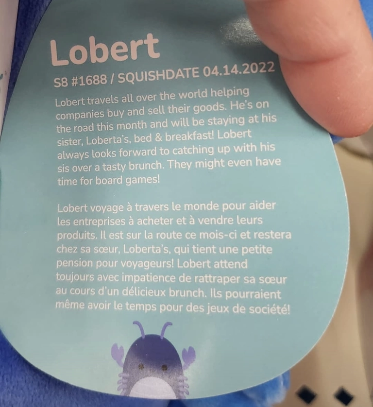 Lobert the Lobster Squishmallows | SquadApp