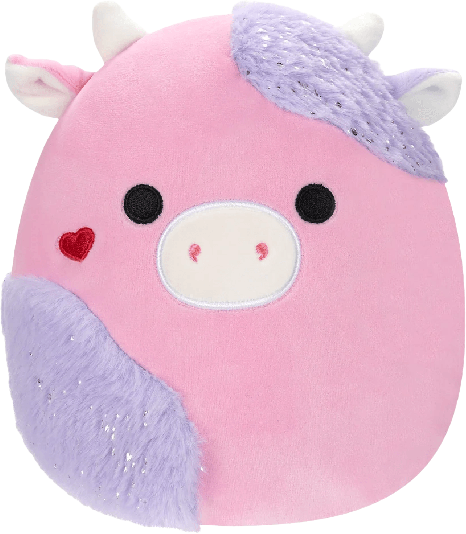Patty (Fuzzy Patches) the Cow Squishmallows Valentines 2024, Select ...