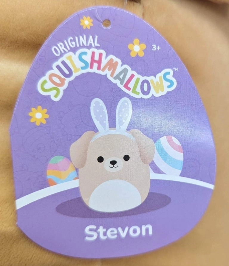 Stevon (Bunny Ears) the Golden Retriever (Dog) Squishmallows Easter ...