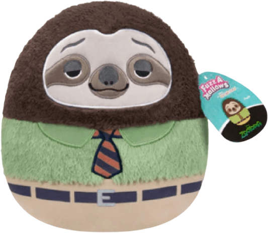 Flash (Fuzz-A-Mallows) the Sloth Squishmallows Zootopia, Disney | SquadApp