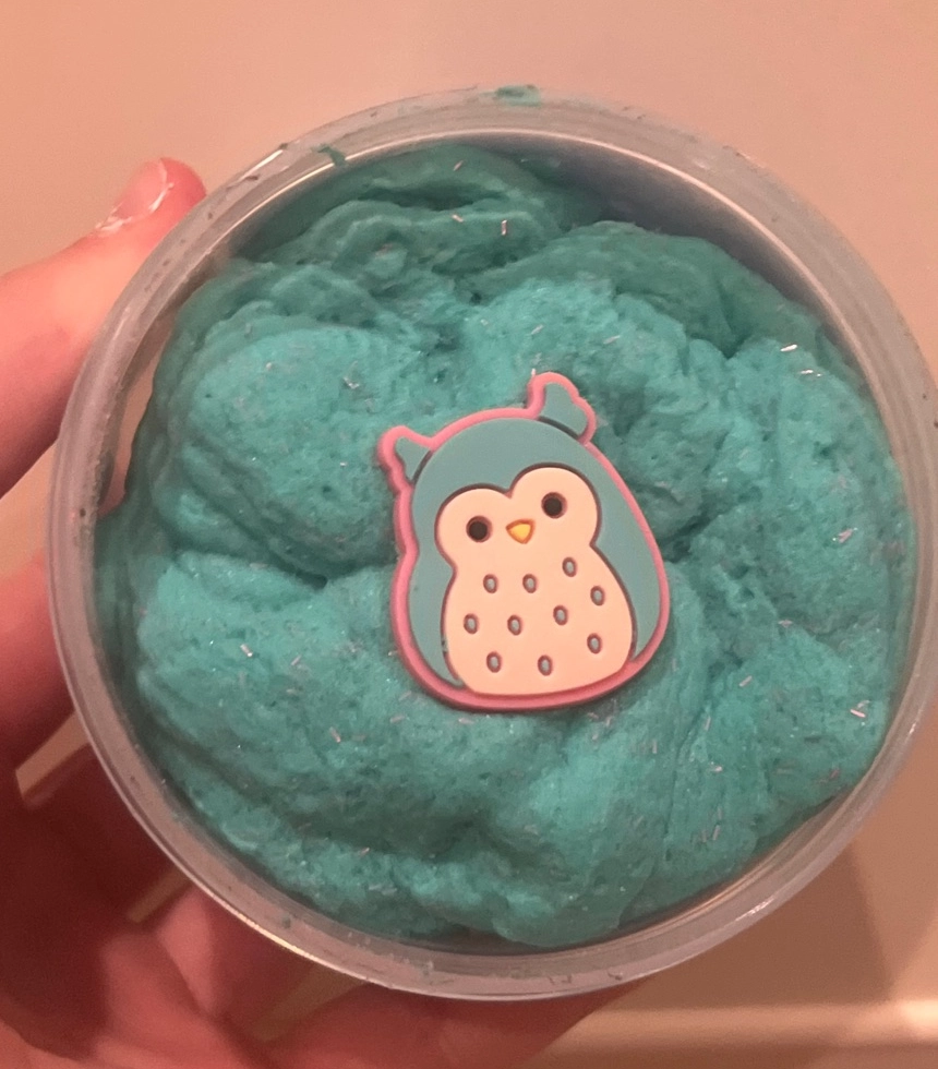 Winston (Slime, Blue Raspberry) the Owl Squishmallows Accessories ...