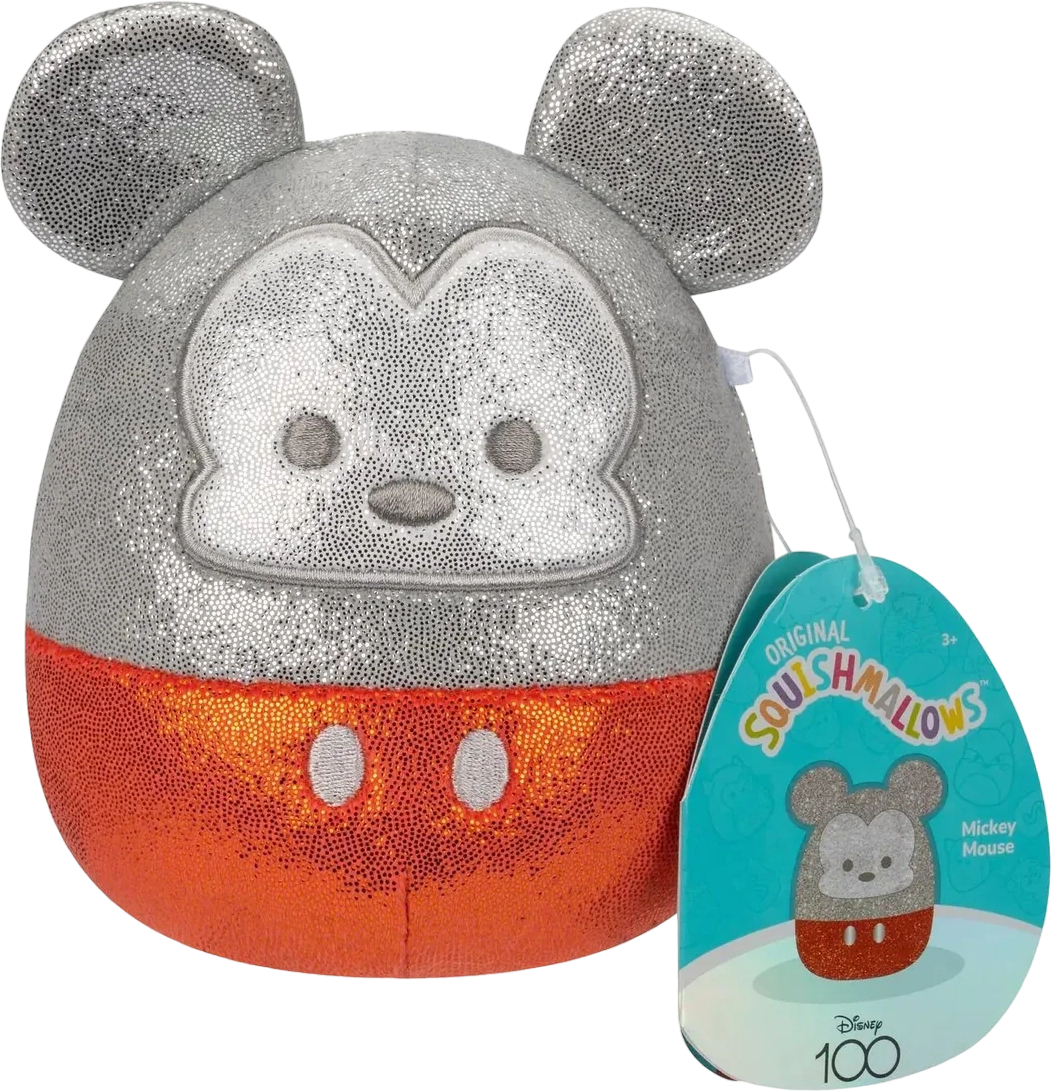 Mickey Mouse (Chrome) the Mouse Squishmallows D100,Disney | SquadApp
