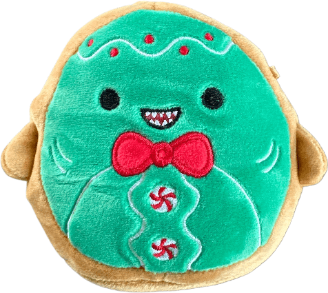 Mork the Gingerbread Shark Squishmallows Holiday 2024 | SquadApp
