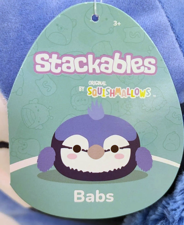 Babs (Stackable) the Blue Jay Squishmallows | SquadApp
