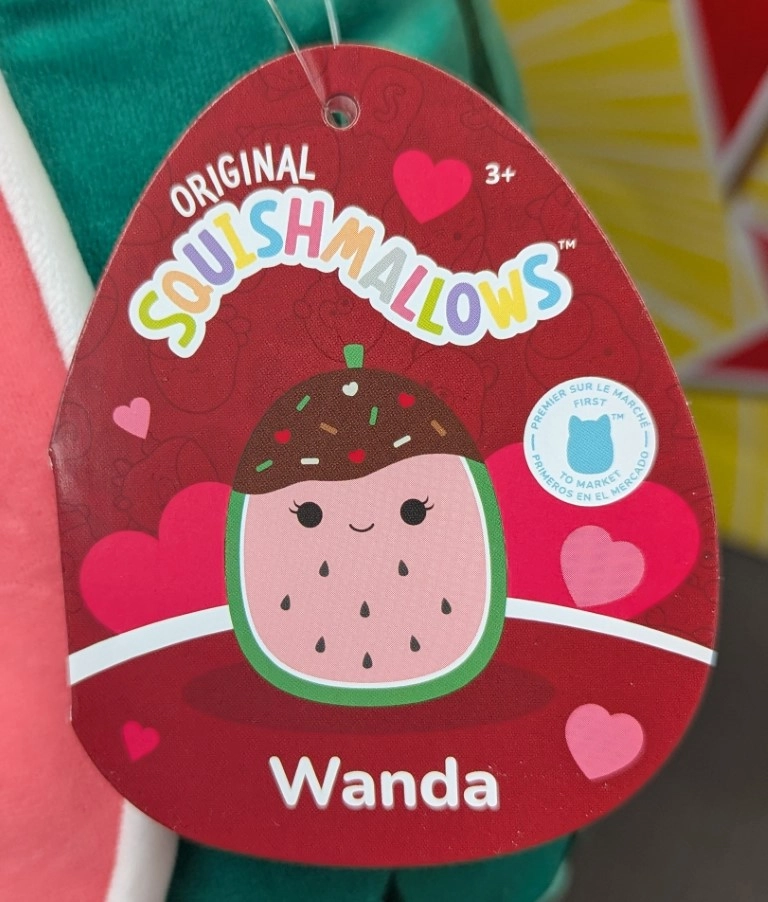 Wanda (Chocolate Dipped) the Watermelon Squishmallows Valentines 2025 ...