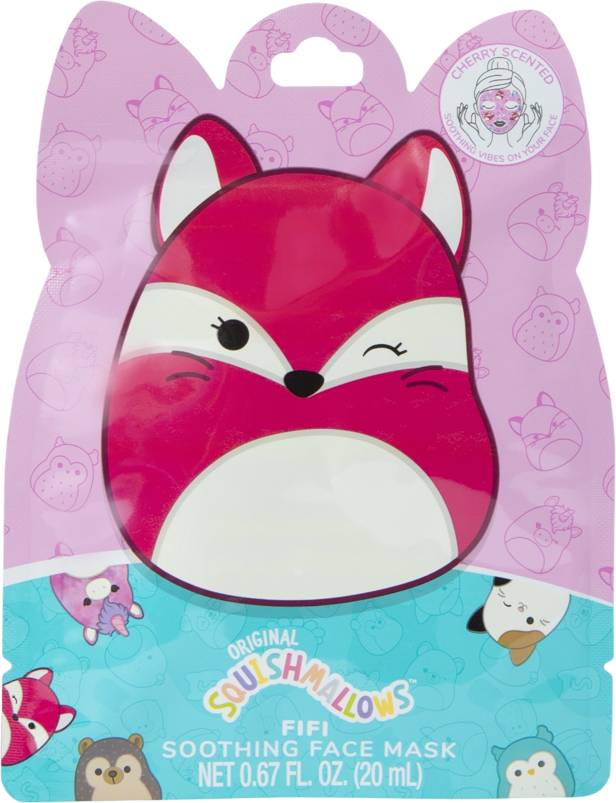 Fifi (Soothing Face Mask, Cherry) the Fox Squishmallows Accessories ...
