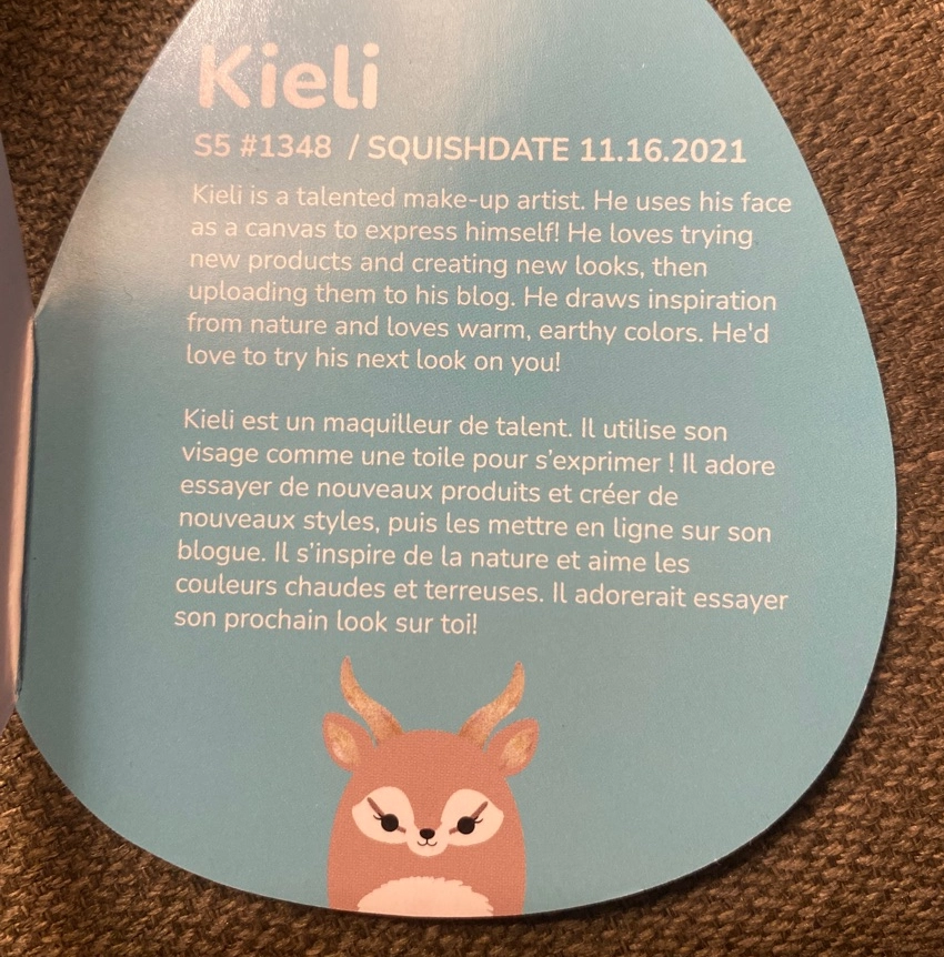 Kieli (Gold, Fuzzy Belly) the Antelope Squishmallows Wildlife | SquadApp