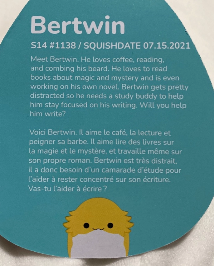 Bertwin the Bearded Dragon Squishmallows Spring | SquadApp