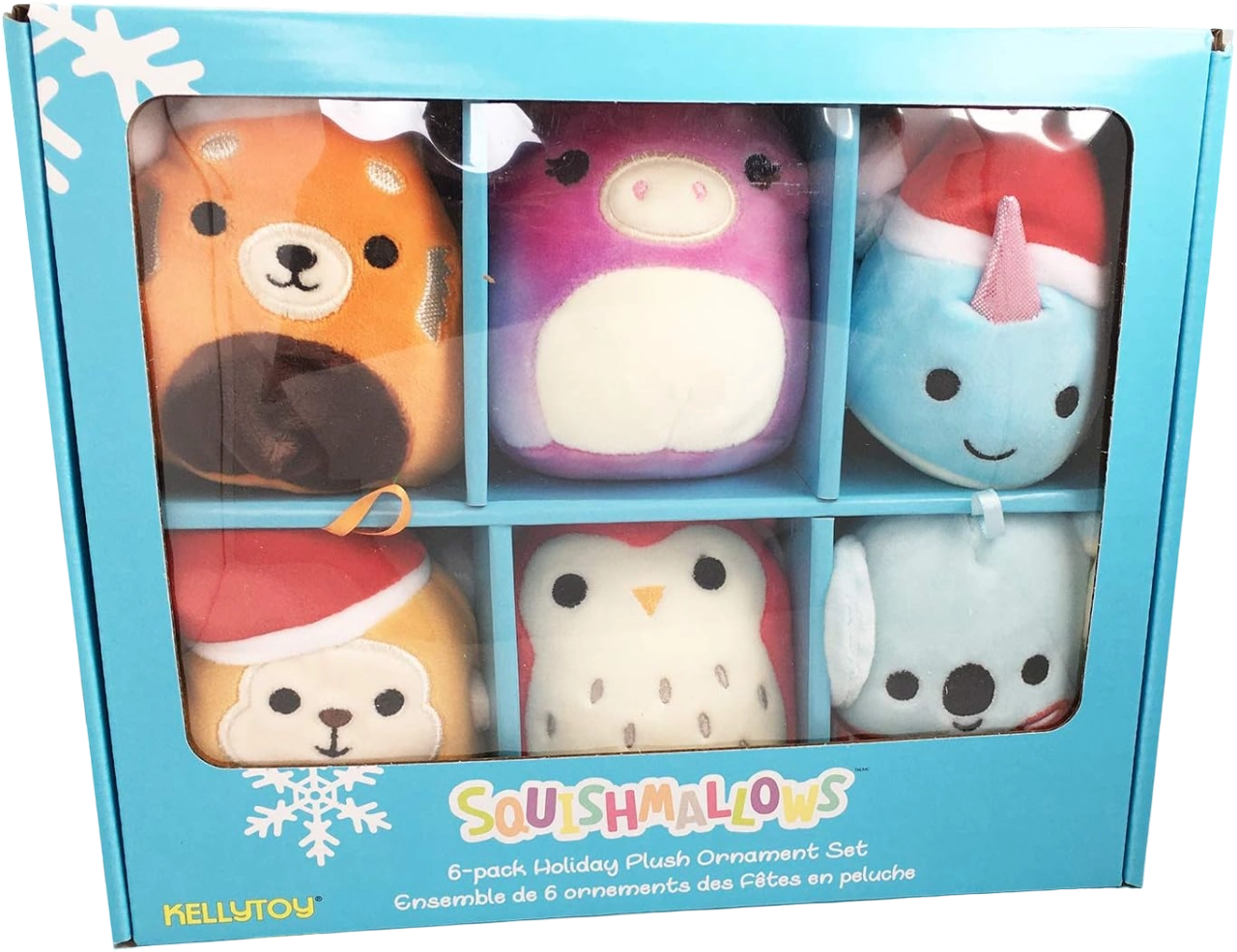 Ornament Set (Holiday 6-Pack) the Box Set Squishmallows Holiday 2019 ...