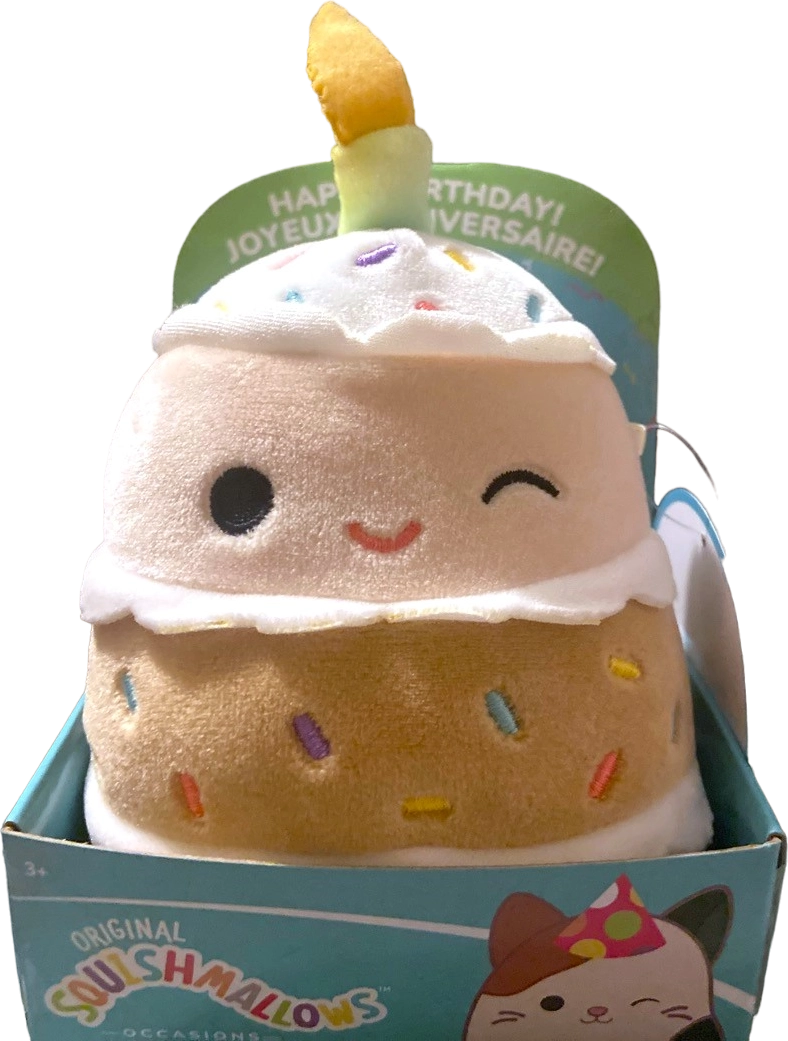 Cato (Happy Birthday!) the Birthday Cake Squishmallows Occasions | SquadApp