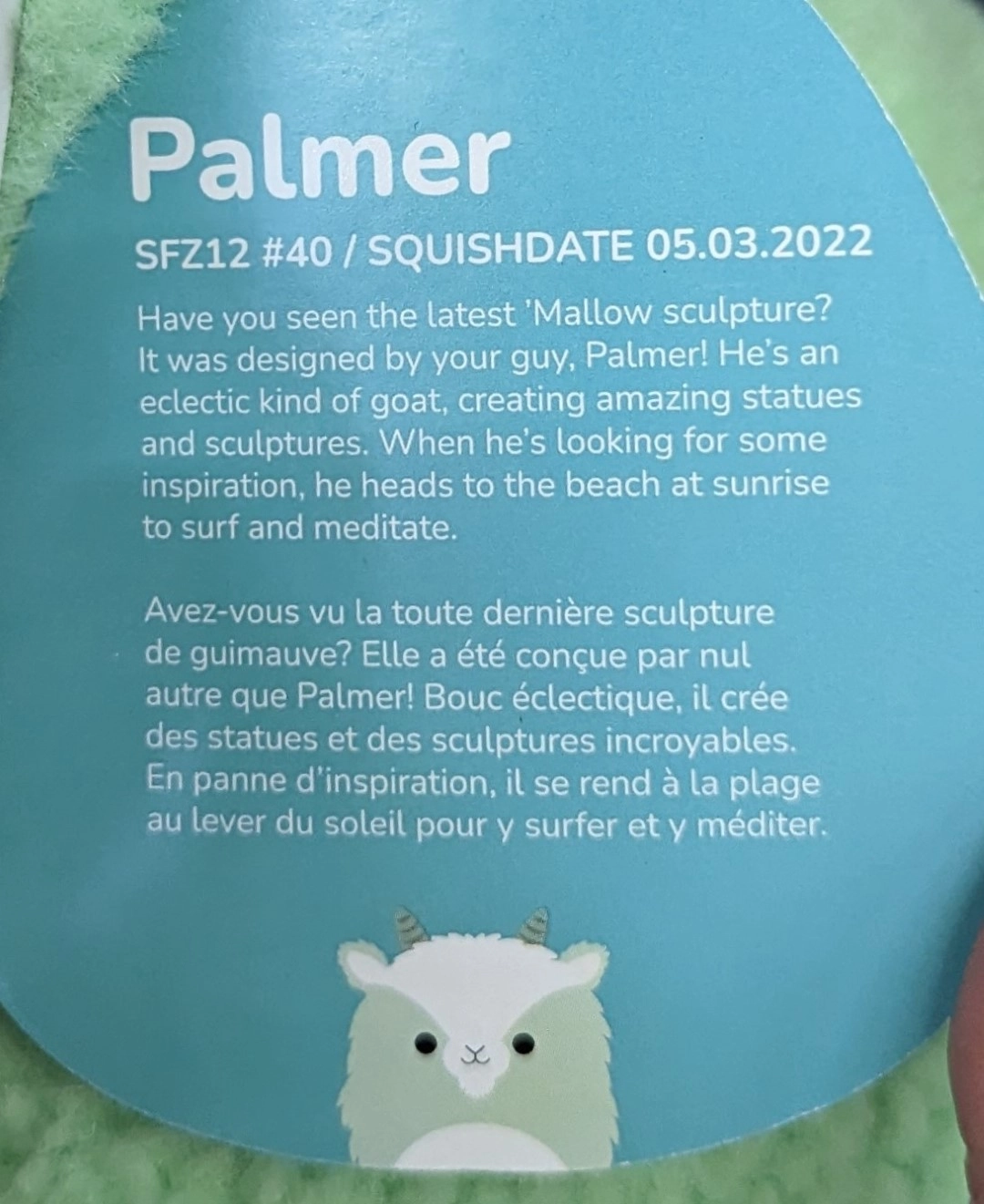 Palmer (Fuzz-A-Mallows) the Goat Squishmallows | SquadApp