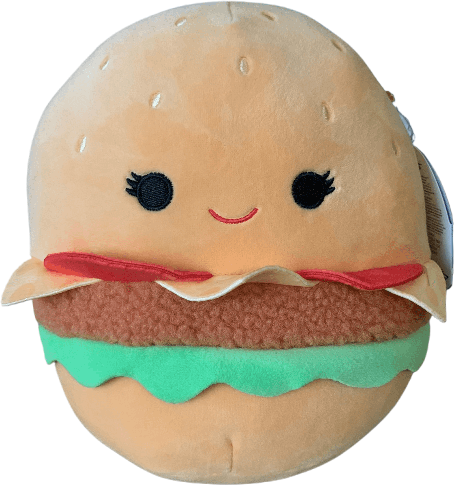 Burger Squishmallows Plush Toys