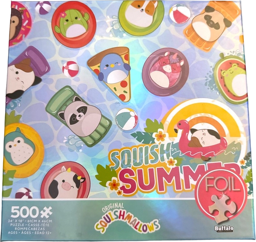 Buffalo Squish Summer Foil Puzzle the Puzzle Squishmallows Game | SquadApp