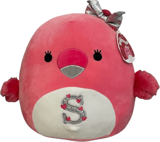 Cookie the Flamingo Squishmallows Monogram,Valentine,Wildlife | SquadApp