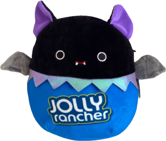 Emily (Jolly Rancher) the Bat Squishmallows Candy, Halloween 2021 ...