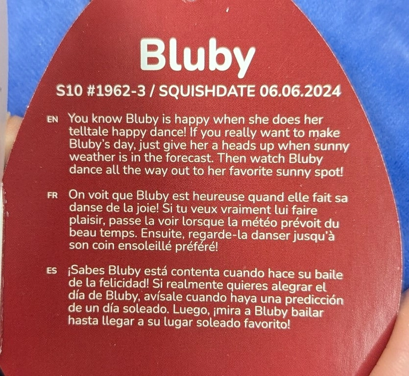 Bluby (Chocolate Dipped) the Blueberry Squishmallows Valentines 2025 ...