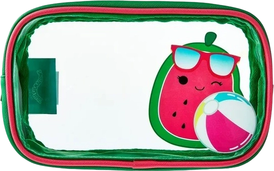 Wanda (Clear Travel Bag) the Watermelon Squishmallows Summer | SquadApp