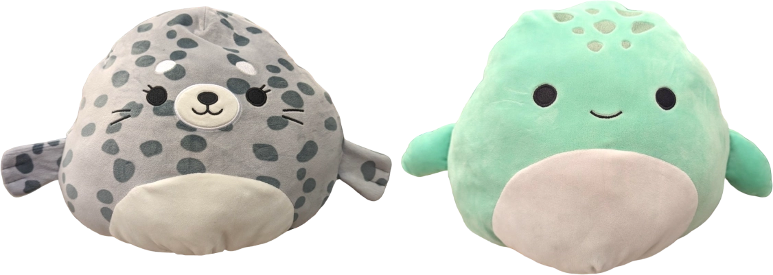 Odile & Cole the Seal, Turtle Squishmallows | SquadApp