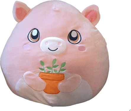 Hettie (Anime Eyes) the Pig Squishmallows Easter | SquadApp