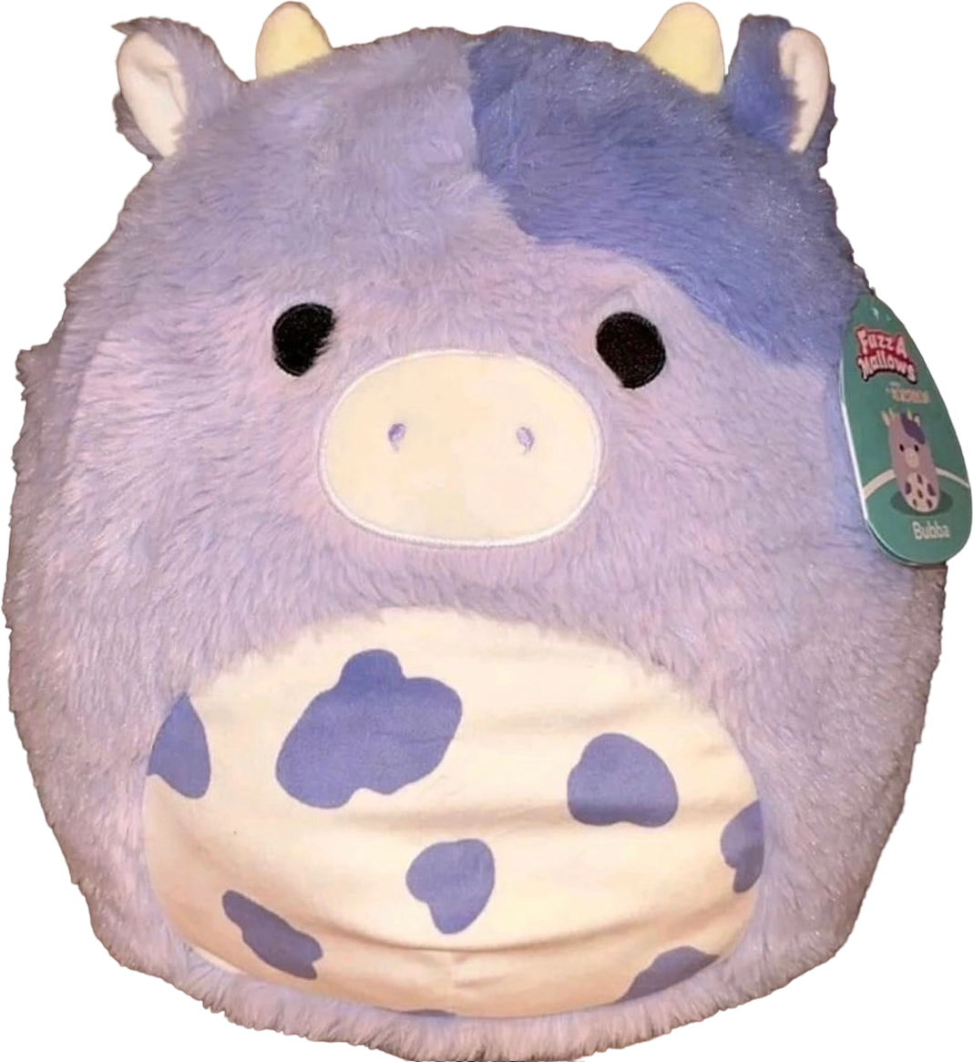 Bubba (Fuzz-A-Mallows) the Cow Squishmallows | SquadApp