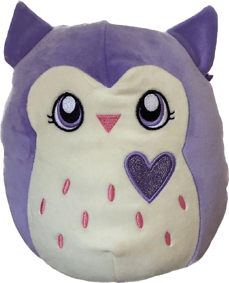 Harriet (Heart, Anime Eyes) the Owl Squishmallows Valentine | SquadApp