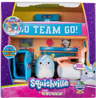 Eunice (SV Squishville Academy) the Unicorn Squishmallows Playsets ...
