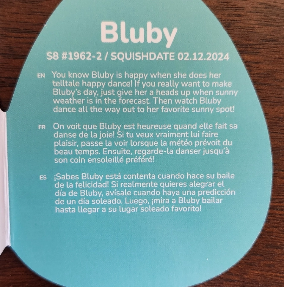 Bluby (Winking) the Blueberry Squishmallows | SquadApp