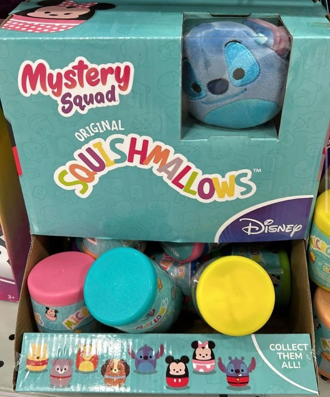 Mystery Capsule (Disney Micromallows) the Capsule Squishmallows Disney ...