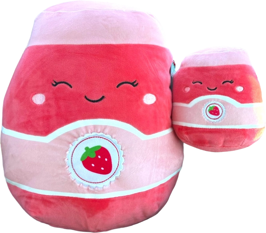 Janna ('Mallows & Minis Pair) the Strawberry Jam Squishmallows Food ...