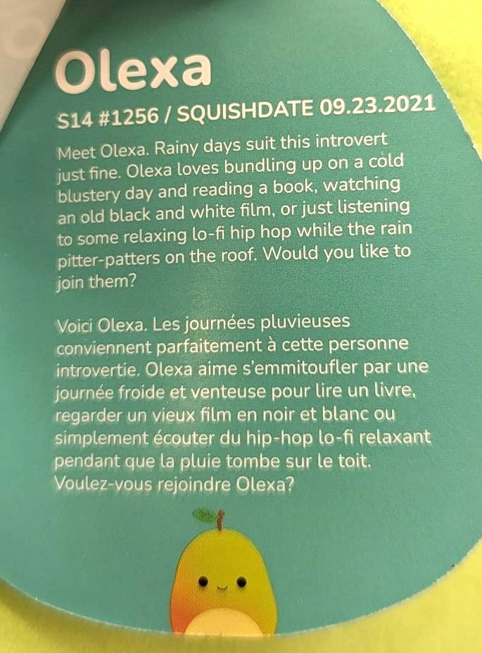 Olexa the Pear Squishmallows Fruit | SquadApp