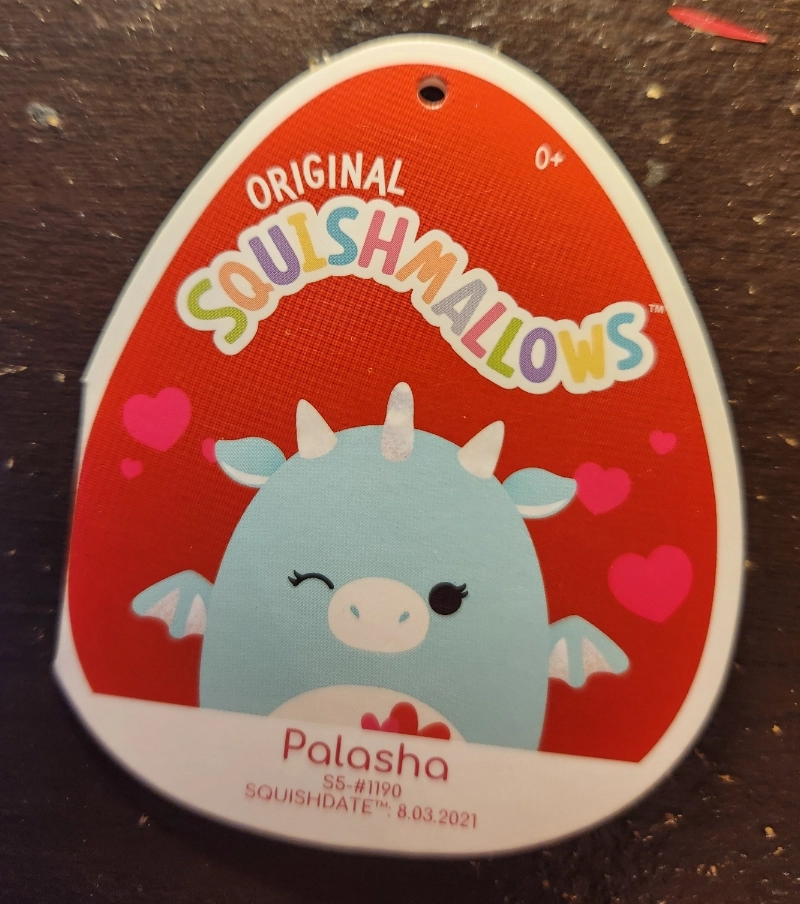 Palasha (Winking, Valentine) the Dragon Squishmallows Valentine | SquadApp