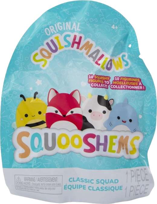 Squooshems (Classic Squad) the Mystery Bag Squishmallows Classic, SQ ...