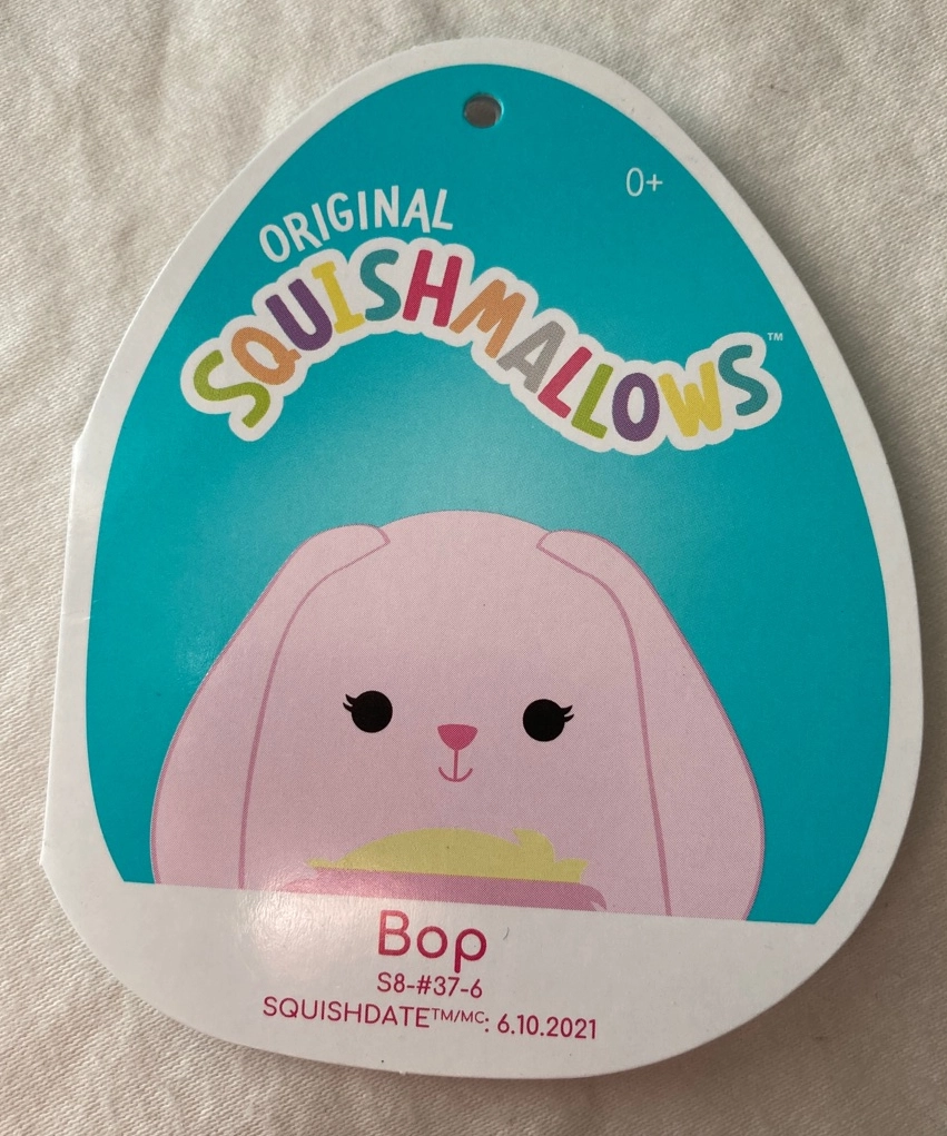 Bop (Rainbow Fuzzy Belly) the Bunny Squishmallows Easter | SquadApp
