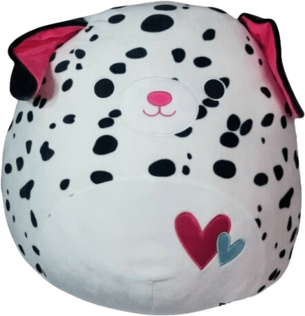 Dustin (Pink, Valentine) the Dalmatian (Dog) Squishmallows Valentine ...