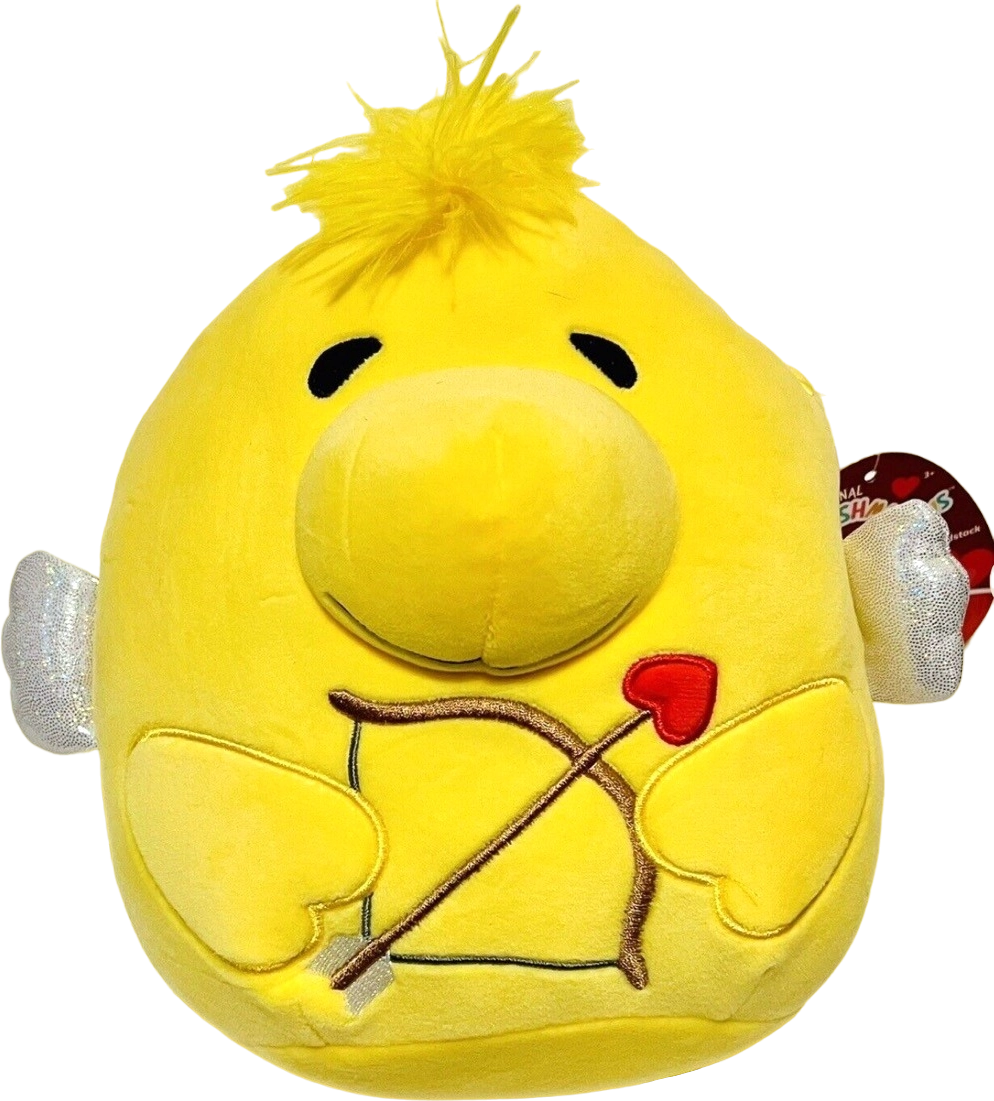Woodstock (Cupid) the Bird Squishmallows Valentines 2024, Peanuts ...