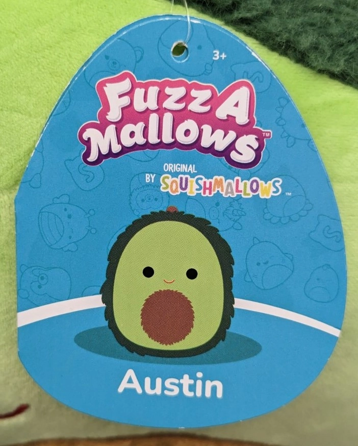 Austin (Fuzz-A-Mallows) the Avocado Squishmallows Fruit | SquadApp
