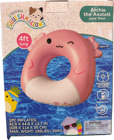 Archie (Pool Float) the Axolotl Squishmallows Accessories | SquadApp