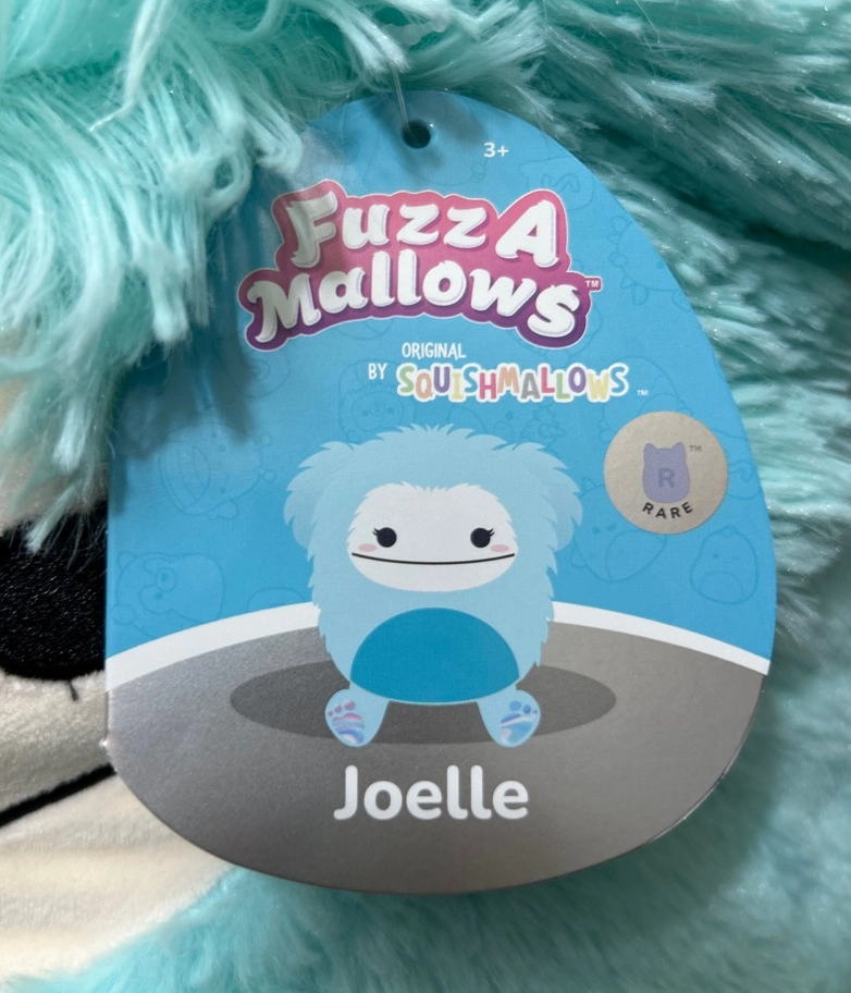 Joelle (Fuzz-A-Mallows) the Bigfoot Squishmallows Rare | SquadApp