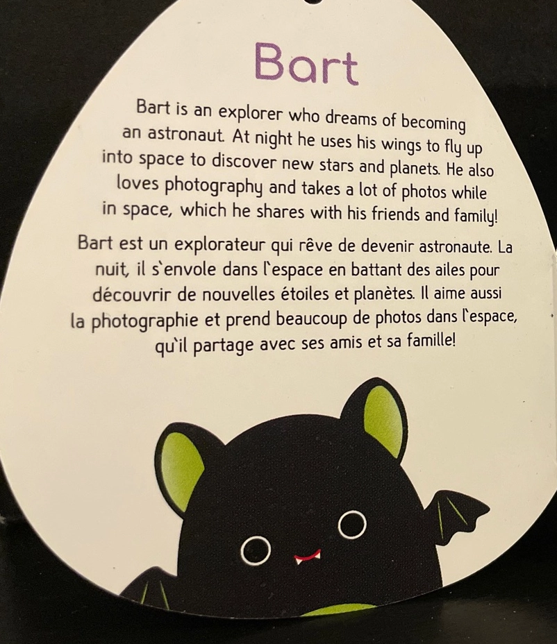 Bart the Bat Squishmallows Halloween | SquadApp