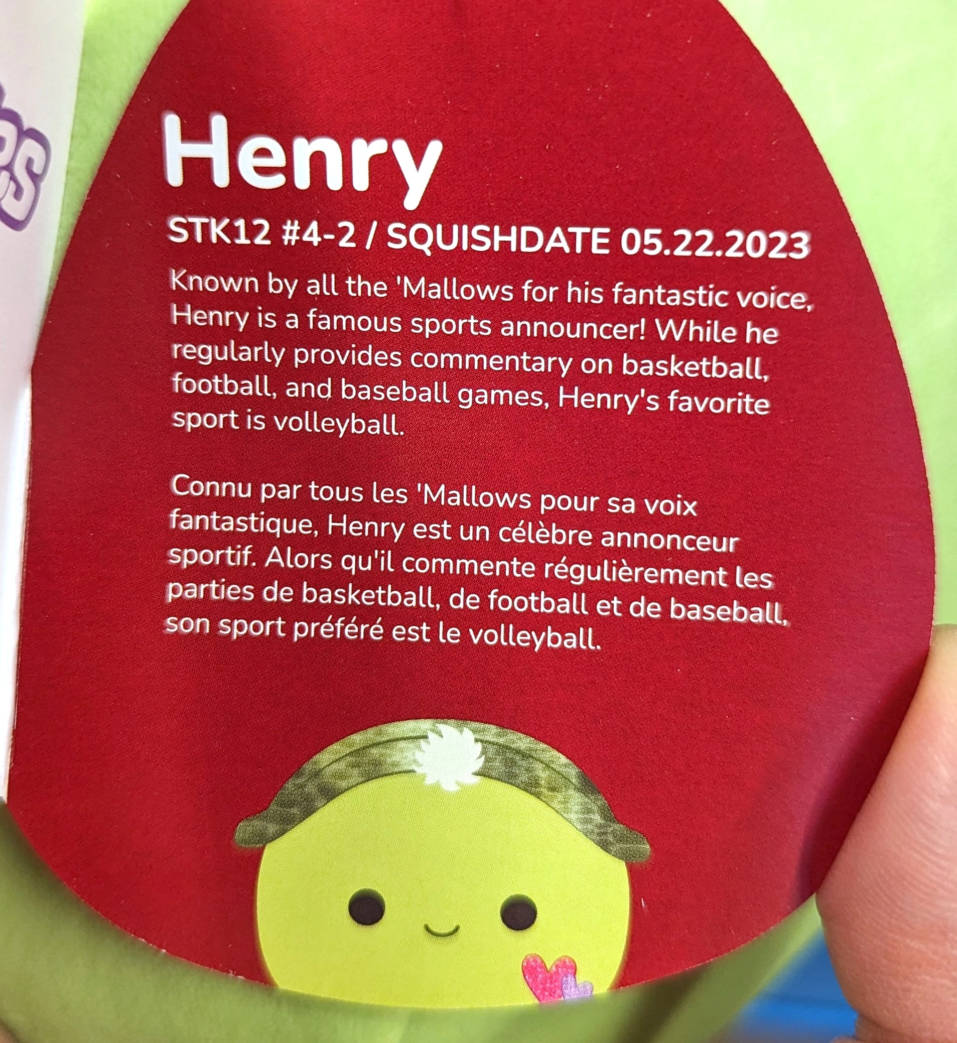 Henry (Valentines Stackable) the Turtle Squishmallows Valentines 2024 ...