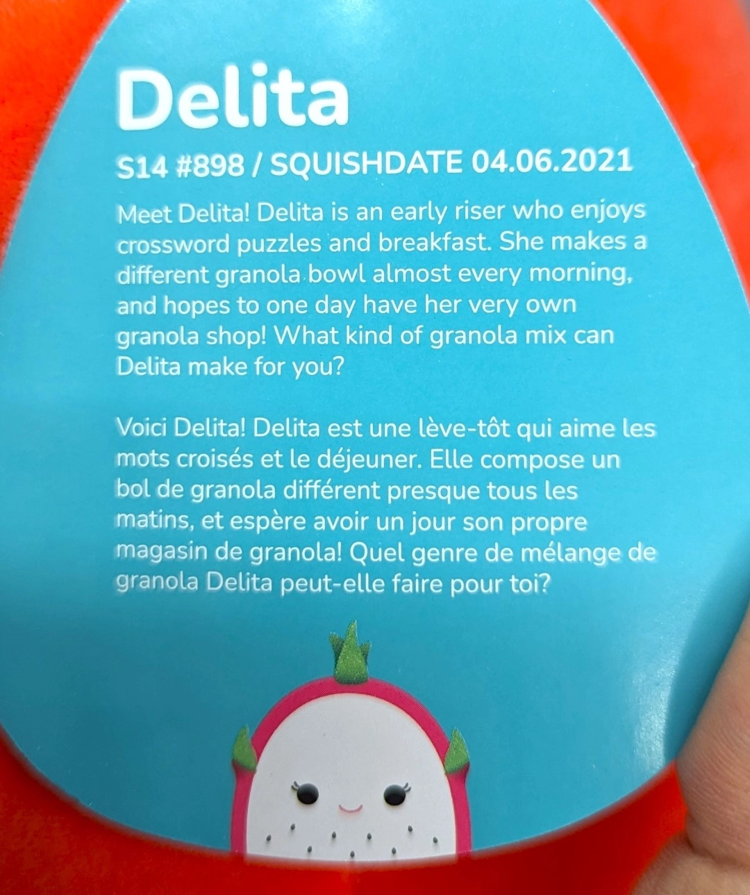 Delita the Dragon Fruit Squishmallows Fruit | SquadApp