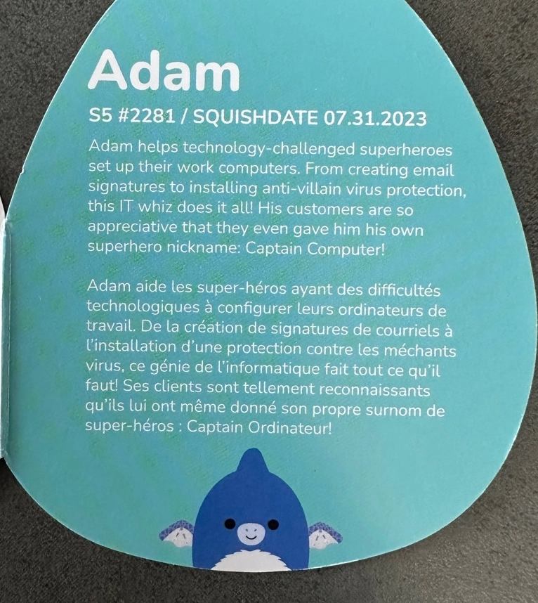 Adam the Pterodactyl Squishmallows | SquadApp