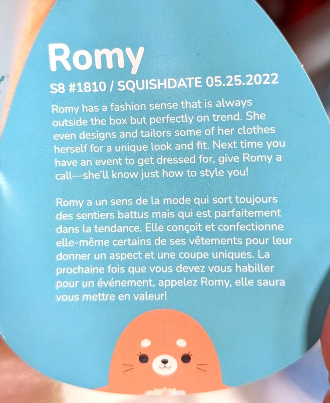 Romy the Seal Squishmallows Deep Sea | SquadApp
