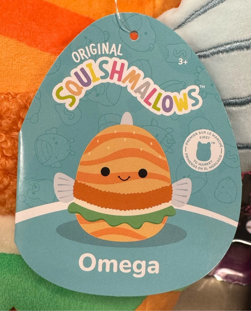 Omega the Fish Burger Squishmallows Hybrid Burgers | SquadApp