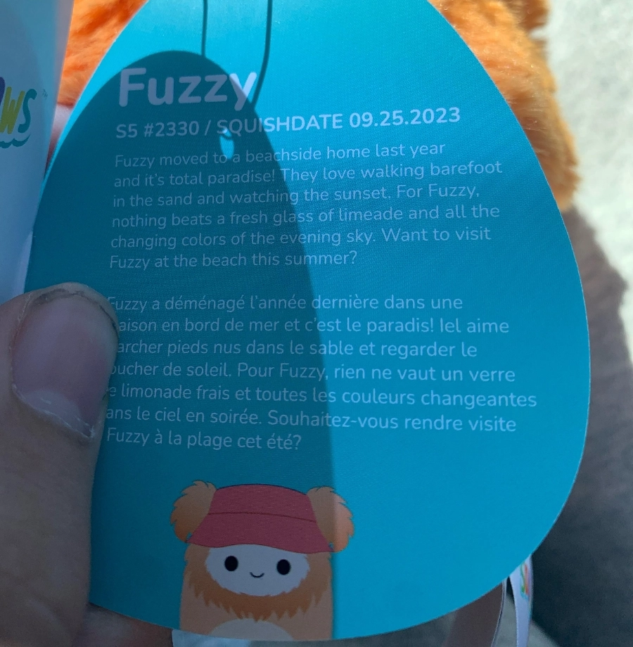Fuzzy the Sasquatch Squishmallows | SquadApp